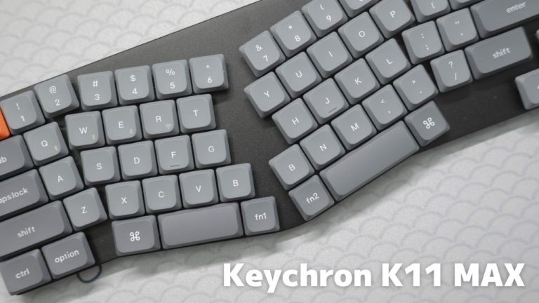 Keychron K11 MAX【レビュー】｜ロープロ・アリス配列・65%を持ち合わせる独特なキーボード。 | まちろぐ